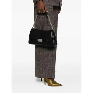 Emporio Armani Chain Strap Shoulder Bag - Black