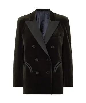 BLAZÉ MILANO Double-breasted Long Sleeve Jacket - Black