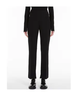 Max Mara Knitted Trousers With Zip Pockets