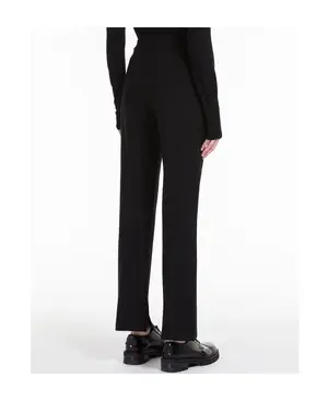 Max Mara Knitted Trousers With Zip Pockets
