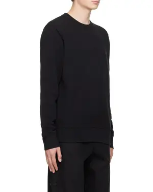 GOLDEN GOOSE Crewneck Sweatshirt With Star Motif - Black