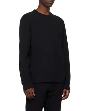 GOLDEN GOOSE Crewneck Sweatshirt With Star Motif - Black
