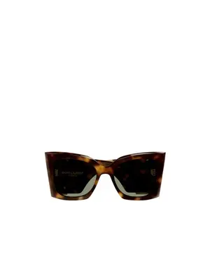 Saint Laurent Saint Laurent Eyewear Blaze Rectangular Sunglasses Havana