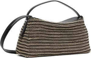 TOTEME Woven Leather Top Handle Bag