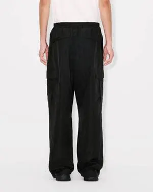 Kenzo Wide-leg Cargo Pants With Drawcord Waist