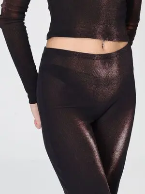 JEAN PAUL GAULTIER Printed Layered Trousers - Black