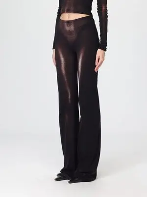 JEAN PAUL GAULTIER Printed Layered Trousers - Black
