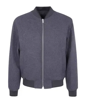 Dries Van Noten Reversible Zip-up Bomber Jacket - Gray
