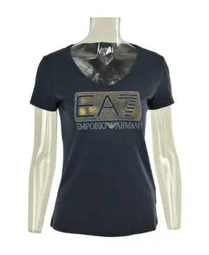 EA7 Logo T-shirt - Black