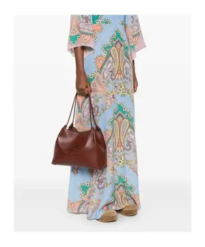Etro Small Libra Tote Bag - Brown