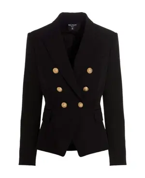 Balmain Double Breasted Blazers For Women