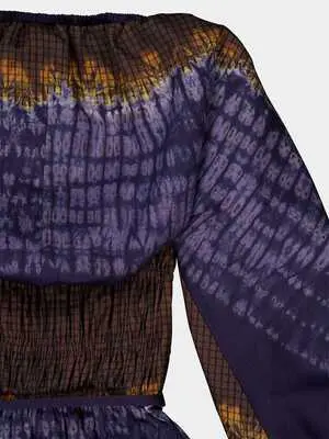 Altuzarra Pleated Dress With Detachable Bubble Sleeves