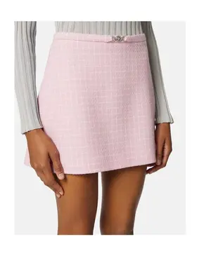 Versace Plaid Skirt