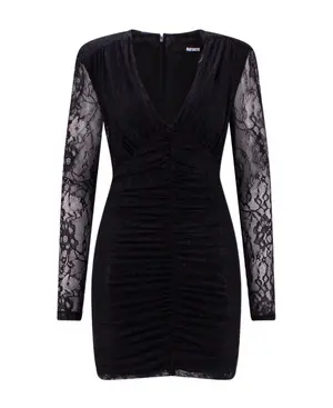 ROTATE BY BIRGER CHRISTENSEN V-neck Lace Dress
