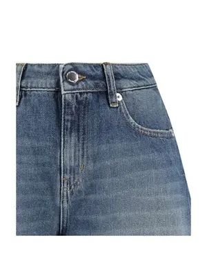 Moschino Heart Patch Denim Shorts