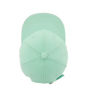 Stella McCartney Logo Embroidered Baseball Cap - Green