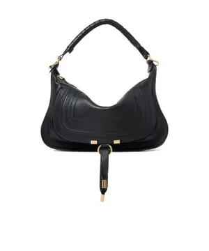 Chloé Marcie Shoulder Bag - Black