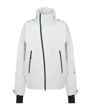Dior And Descente Ski Parka With Hood - White