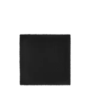 Gucci Fringed-edge Scarf - Black