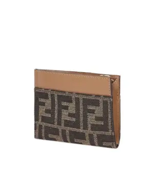 Fendi Brown Fabric Key Case