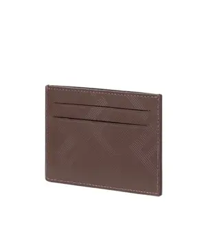 Fendi Shadow Slim Card Holder - Brown