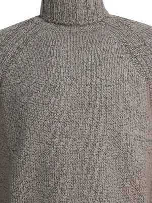 Zegna Knitted Turtleneck Jumper - Gray