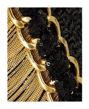 Balmain Logo Embellished Sequined Dress