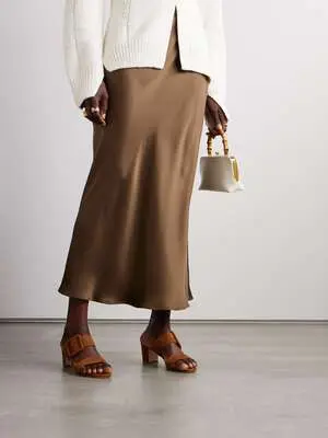 Manolo Blahnik Suede Block Heel Sandals With Buckle Detail