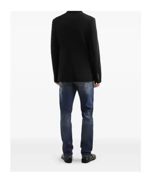 Dolce & Gabbana Double-breasted Silk Blazer