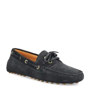 TOD'S Suede Bow Detail Loafers