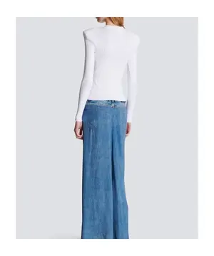 Balmain Button Embellished Knitted Jumper