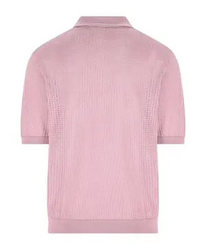 Tagliatore Short-sleeved Polo Shirt - Pink