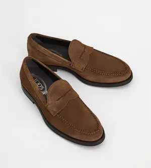 TOD'S Classic Penny Loafers - Brown
