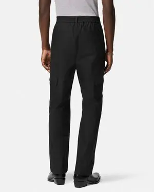 Versace Milano Stamp Tailored Trousers - Black