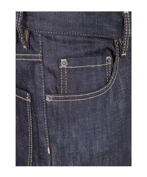 Dsquared2 Logo Patch Straight Leg Jeans