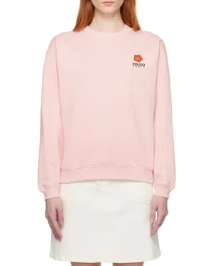 Kenzo Logo Embroidered Crewneck Sweatshirt
