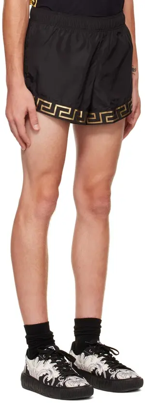 Versace Greca Logo-print Shorts