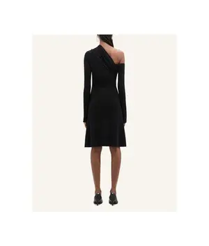 COURREGES Asymmetrical Long Sleeve Mini Dress