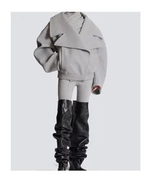 Balmain Oversized Pea Coat