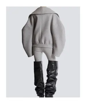 Balmain Oversized Pea Coat