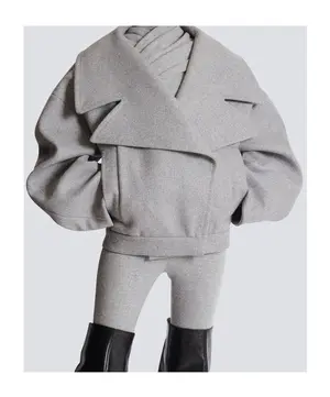 Balmain Oversized Pea Coat