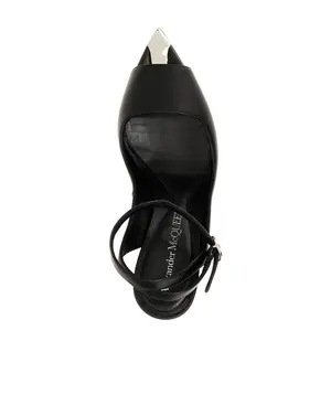 Alexander McQueen Punk Ankle Strap Pointed-toe Sandals