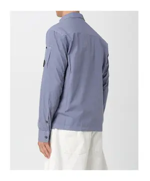 C.P. COMPANY Long Sleeve Zip Up Jacket - Blue