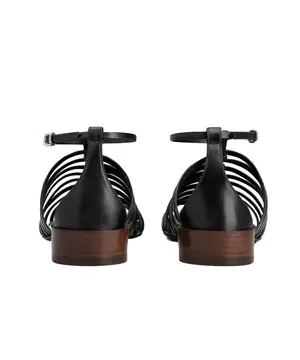 TOD'S Strappy Ankle Sandals - Black