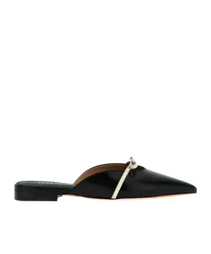 FERRAGAMO Mini Bow Mules - Black