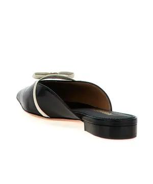 FERRAGAMO Mini Bow Mules - Black