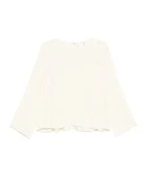 FORTE_FORTE Matte Anvers Satin Embroidered Top - Giglio
