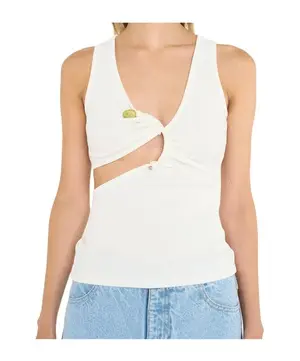 Christopher Esber Arc Stone Tank Top - White