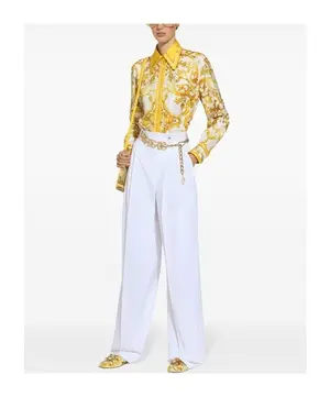 Dolce & Gabbana Flared Poplin Trousers