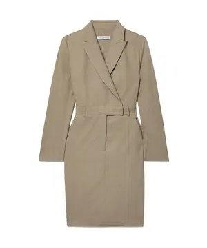 Max Mara Long Sleeved Lapel Dress